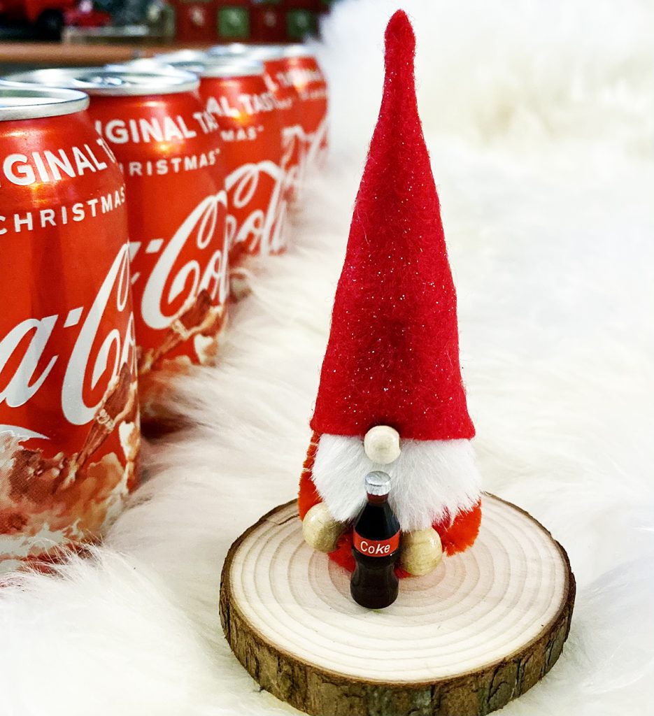 Handsome handmade Coca-Cola Christmas Gonk – Love Home – Christmas ...